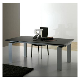 Alu modern extending glass dining table by Compar - Modern - London ...