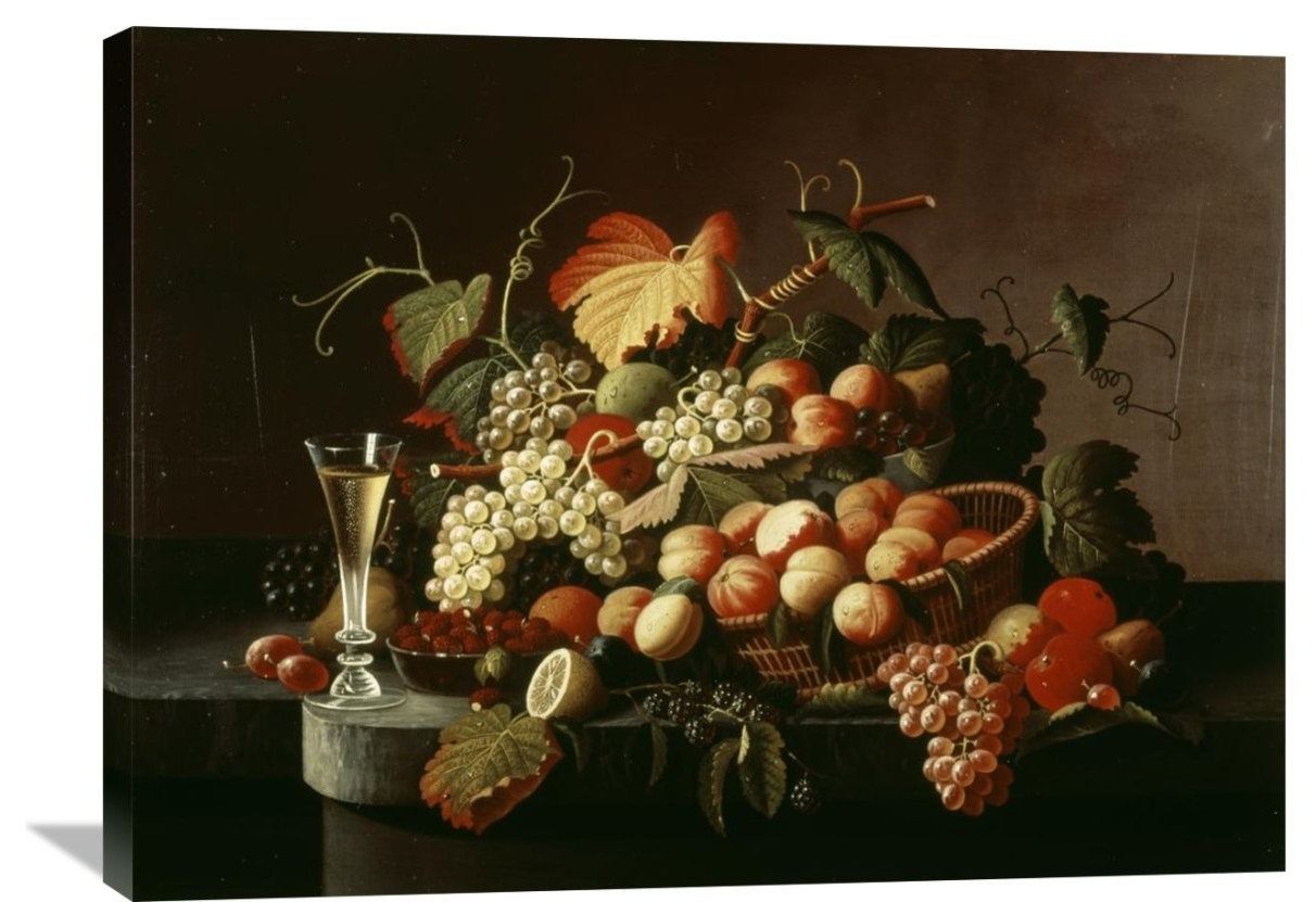 "Bountiful Nature" Artwork, 16" x 11", 36" x 26.604" - Traditional ...