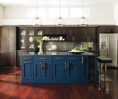 What color kitchen cabinets to go with flagstone floor please? | Houzz ...