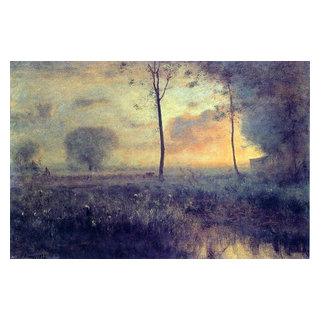 George Inness Sunset at Montclair Gallery Wrap Canvas, 16x24 ...