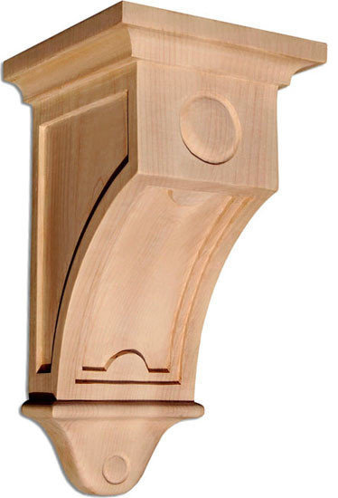 Mission Small Corbel, Cherry - Traditional - Corbels - by Inviting Home ...