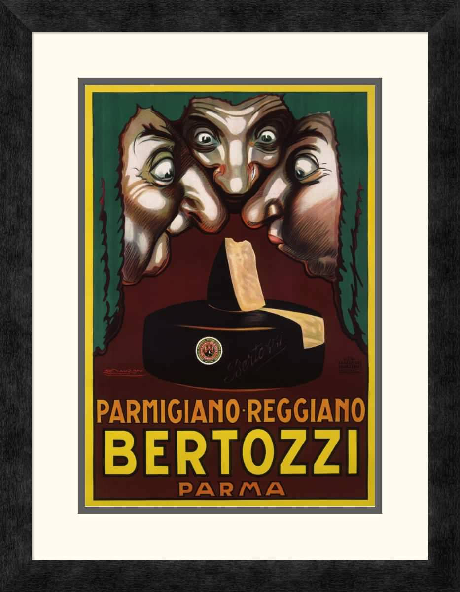 "Bertozzi" Framed Digital Print by Luciano Achille Mauzan, 17"x22", 17 ...