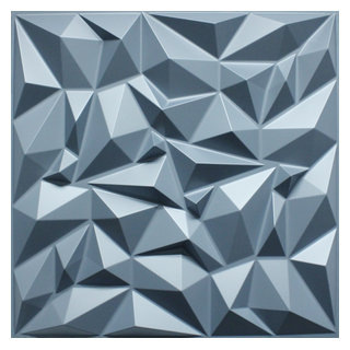 Brilliant Silver Diamond 3D Wall Panels - Modern - Wall Panels - by ...