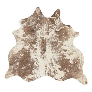 Mina Victory IM300 Throw Rug, Brown, 5' x 7' - Contemporary - Novelty ...