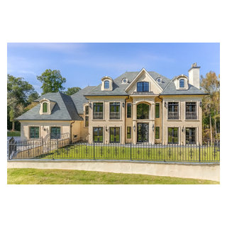 Exquisite 2-Story French Château Luxury Home Plan – Boston, MA - French ...