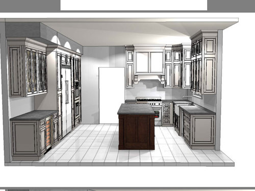 Varying ceiling height in kitchen advice