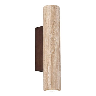 Natural Travertine Wall Lamp - Transitional - Wall Sconces - by Morsale ...