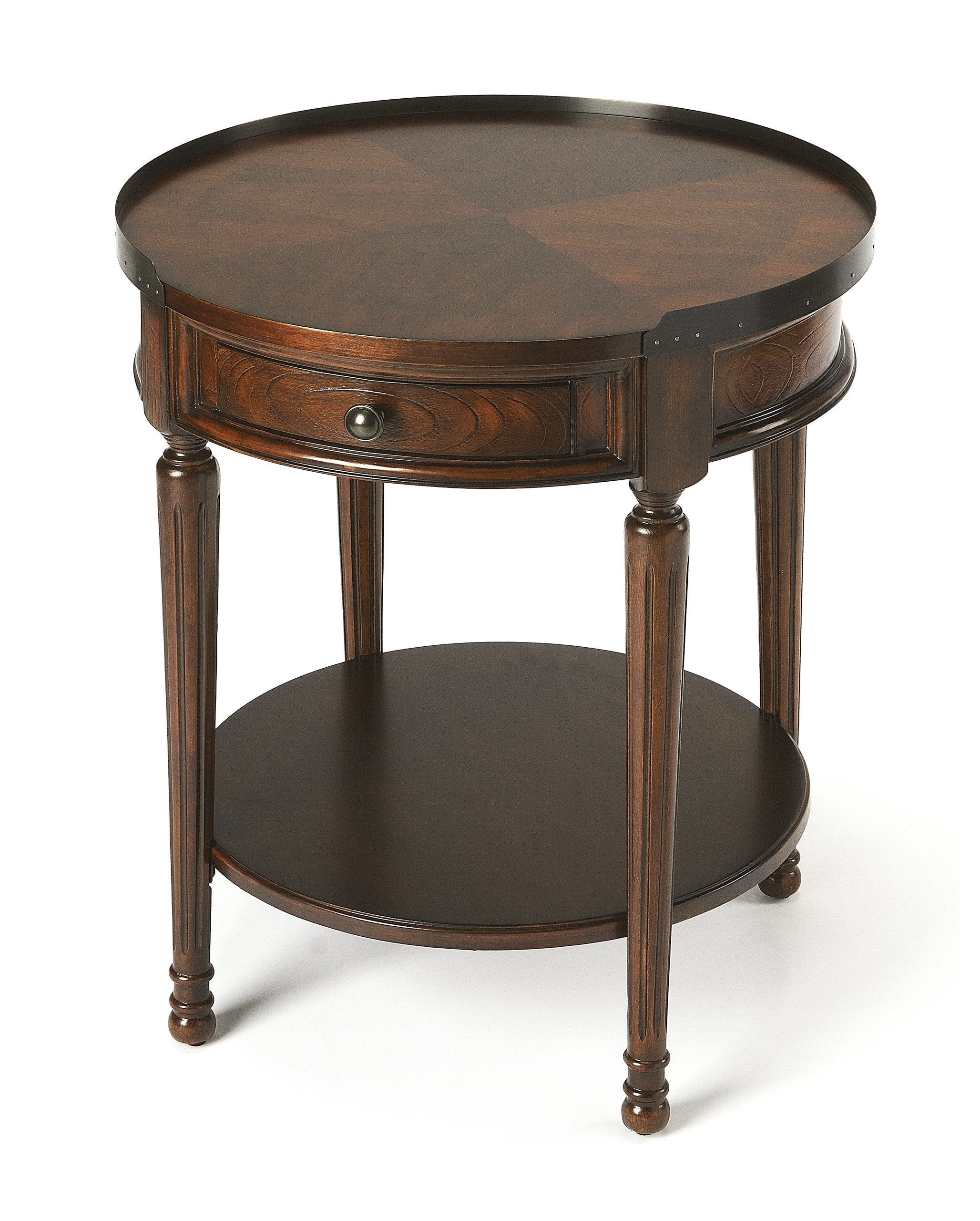 Sampson Cherry Accent Table, 2311024 - Traditional - Side Tables And End Tables - by HedgeApple ...