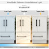 Victoria 60" Solid Wood Vanity Double Sink, Overhead Cabinet ...