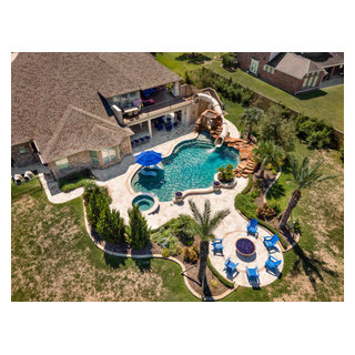 Second Floor Slide - Traditional - Pool - Houston - by Tipton Spires ...