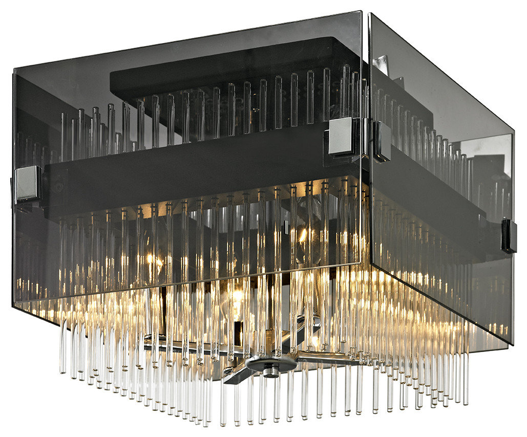 Troy C5900, Apollo 4 Light Ceiling Semi-flush - Modern - Flush-mount ...