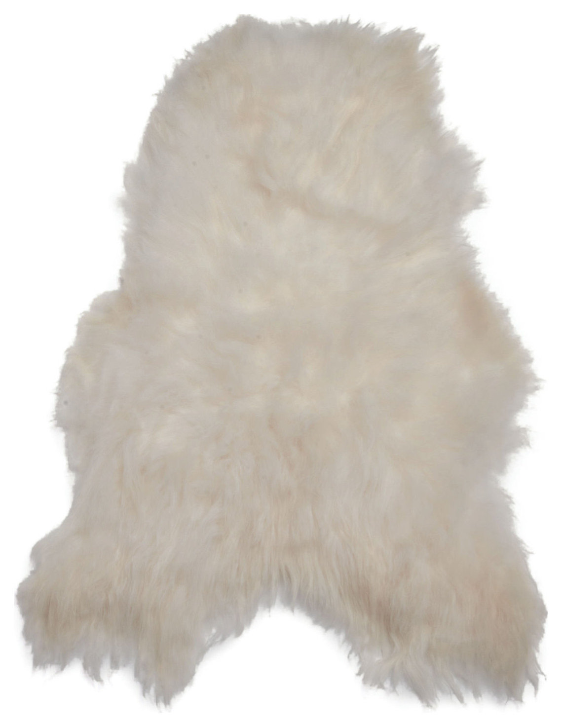 Icelandic 2x3' Single Pelt WHITE - Transitional - Rugs - by PARMA HOME ...