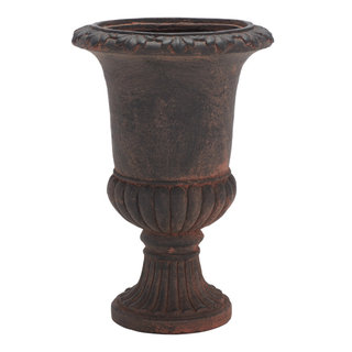 Safavieh Outdoor Paul Planter - Transitional - Outdoor Pots And ...