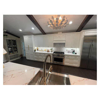 Hybrid Kitchen Remodel With New Quartz Countertops - Modern - Kitchen ...