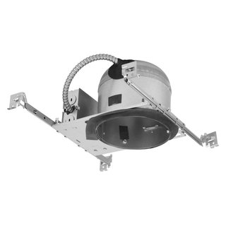 6" Recessed Shallow Remodel Air-Tight IC Housing, 7.2 in x 12.9 in x 5. ...
