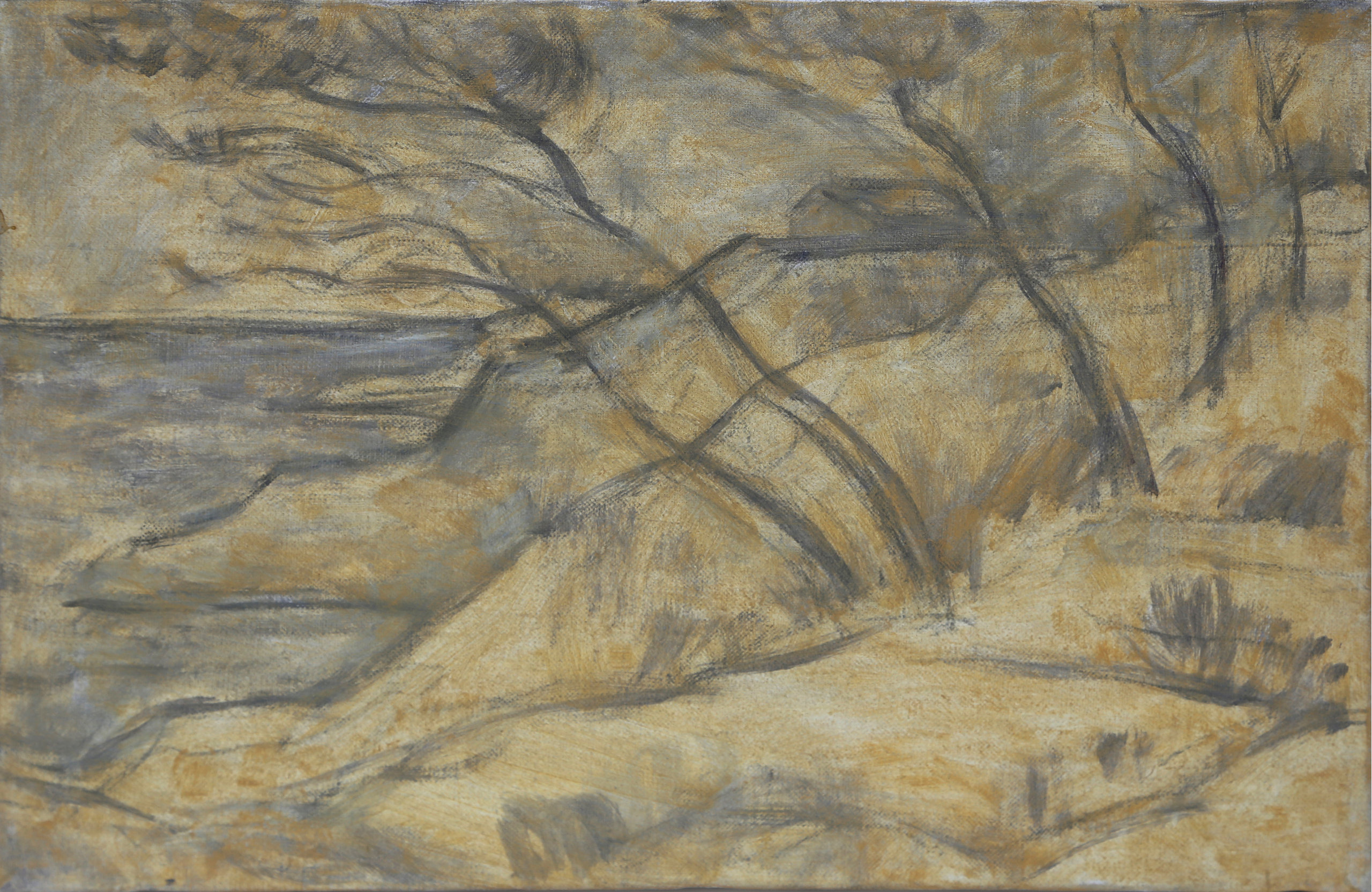 La Plage, 145, Laurent Marcel Salinas, 14x10 - Contemporary - Paintings ...