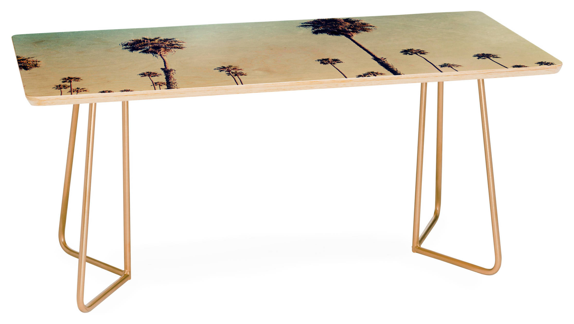 Bree Madden California Palm Trees Coffee Table - Tropical - Coffee ...