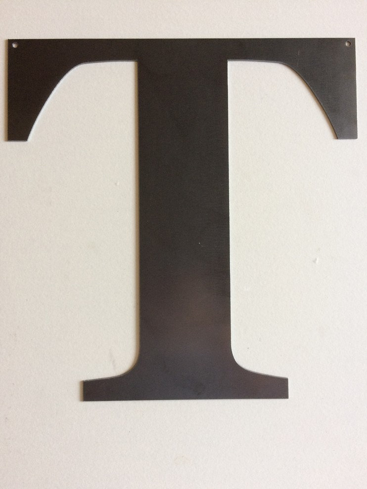 Rustic Large Letter "T", 18" - Contemporary - Wall Letters - by ...