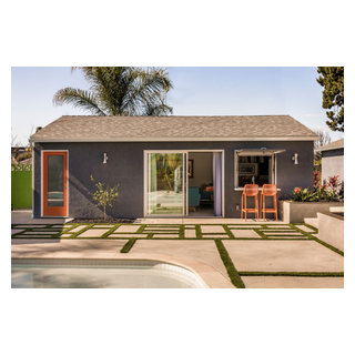 Tropical Modernism - ADU, Backyard remodel and an Addition in Burbank ...