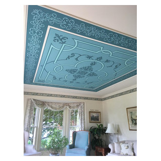 Victorian Ceiling Mural. Hand painted by Tom Taylor of Mural Art LLC ...