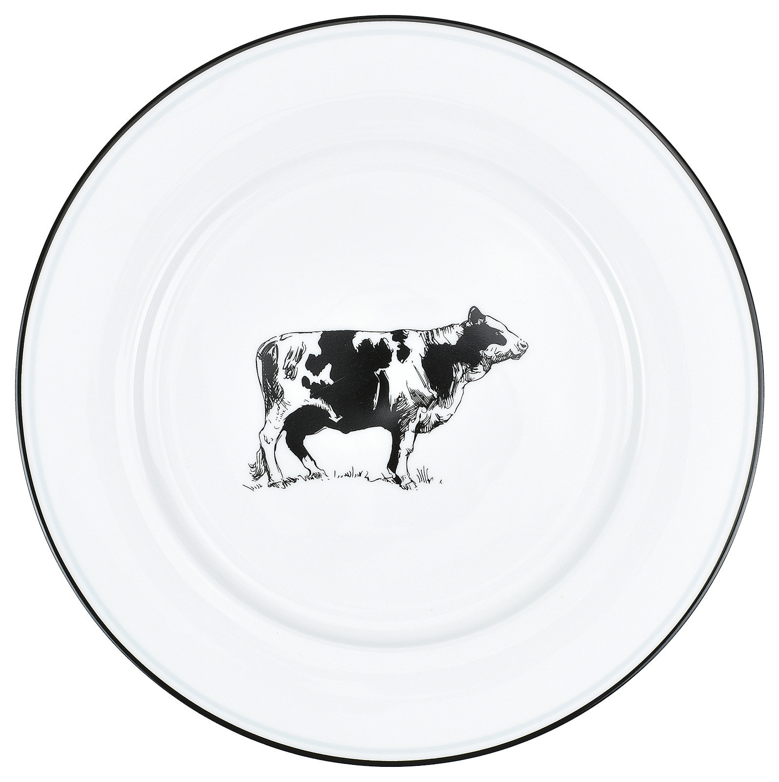 Sheep Dinner Plates Set of 4, Cow - Farmhouse - Dinner Plates - by ...