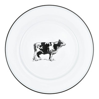 Sheep Dinner Plates Set of 4, Cow - Farmhouse - Dinner Plates - by ...