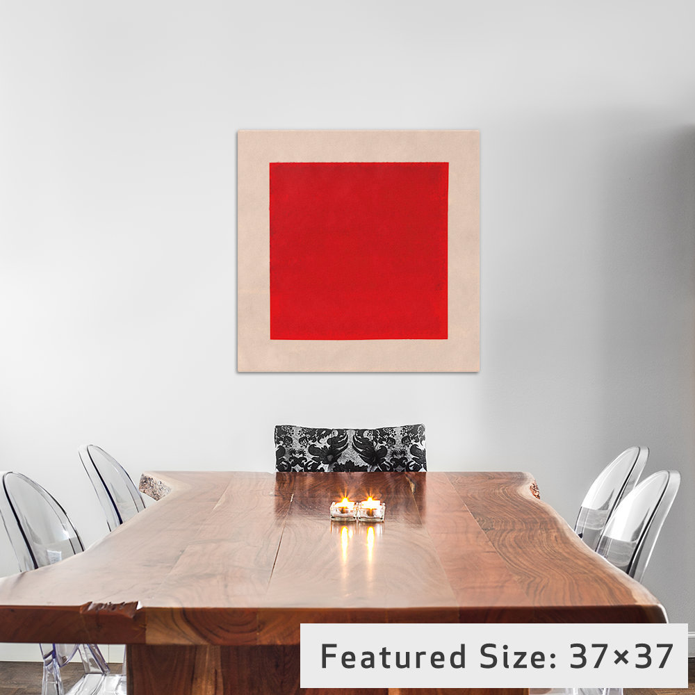 "Modern Art- Red Square Complete (After Albers)" by 5by5collective ...
