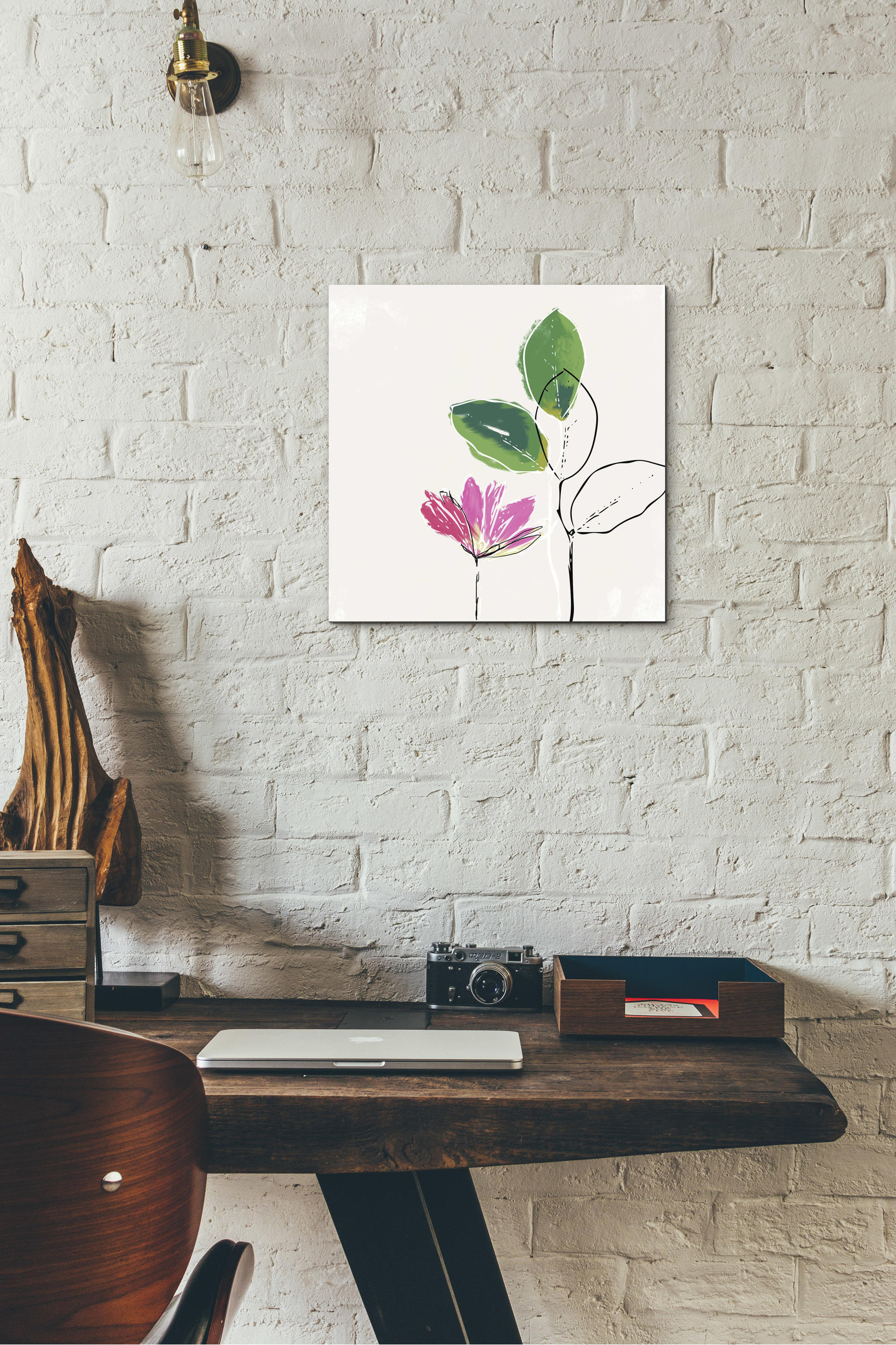 Epic Graffiti "Spring Flower" by Linda Woods, Giclee Canvas Wall Art ...