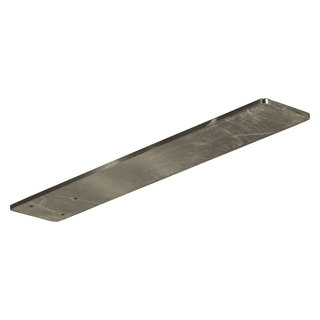 3"x20" Logan Hidden Support Steel Bracket, Hammered Black, 3"Wx16"D/12 ...