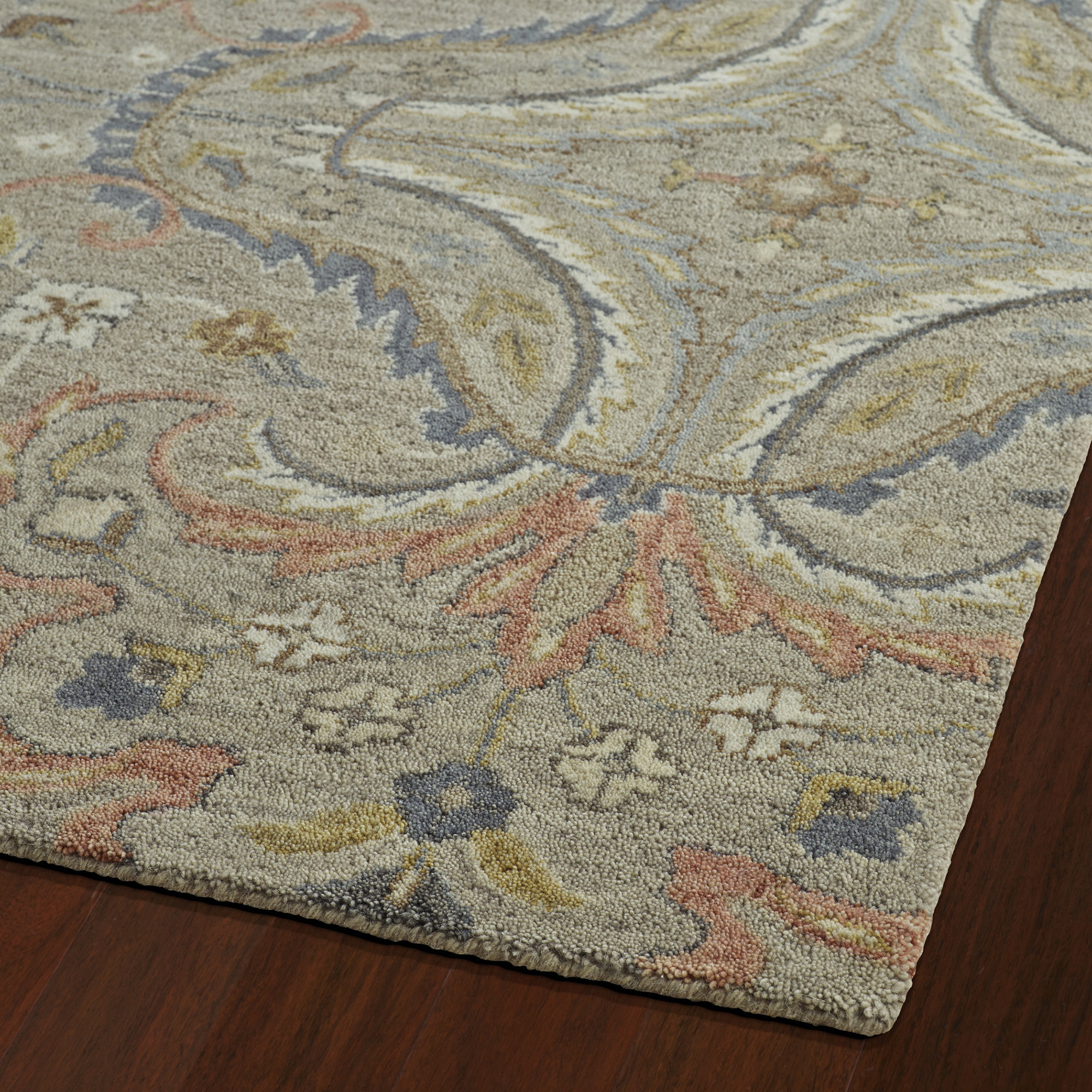 Kaleen Helena Collection Dark Taupe Area Rug 10'x14' - Traditional ...