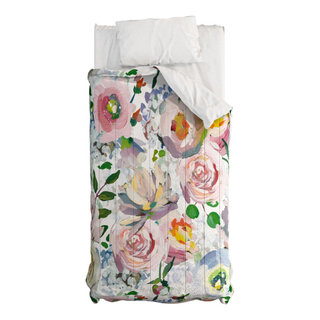 Deny Designs Utart Vintage Claude Monet Botanical Garden Comforter ...
