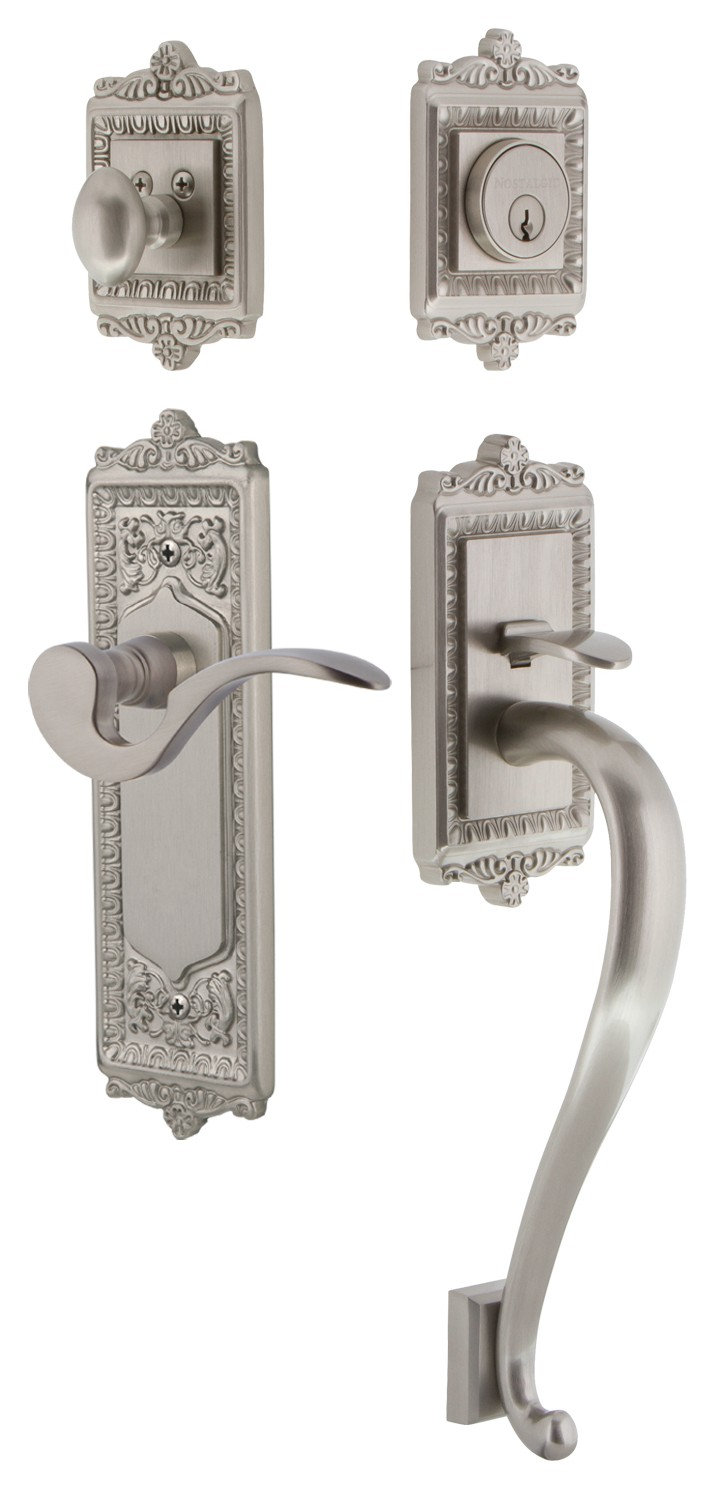 Nostalgic Warehouse Egg & Dart Plate S Grip Entry Set Manor Lever ...