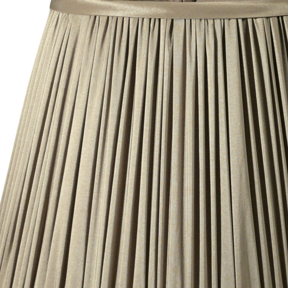 11" Ash Slanted Pleated Tafetta Lampshade - Traditional - Lamp Shades ...