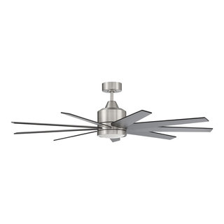 Craftmade 60" Champion Ceiling Fan, Brushed Polished Nickel ...