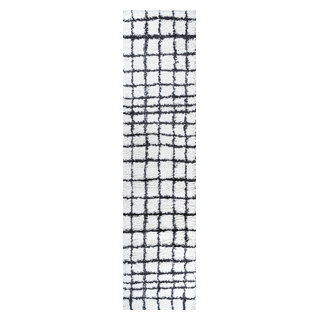 Arenal Geometric Grid Shag, 2x10 - Scandinavian - Hall And Stair ...