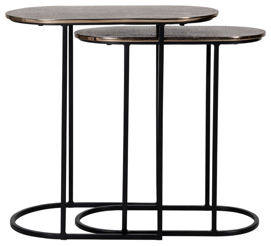Oblong Nested End Tables (2) | OROA Chandon - Contemporary - Coffee ...