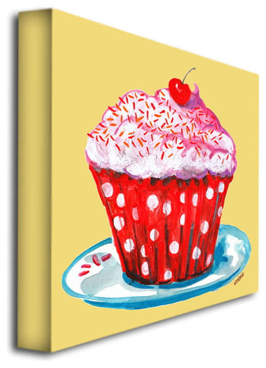 'Cupcake' Canvas Art by Wendra, 35" x 35" - Traditional - Prints And ...