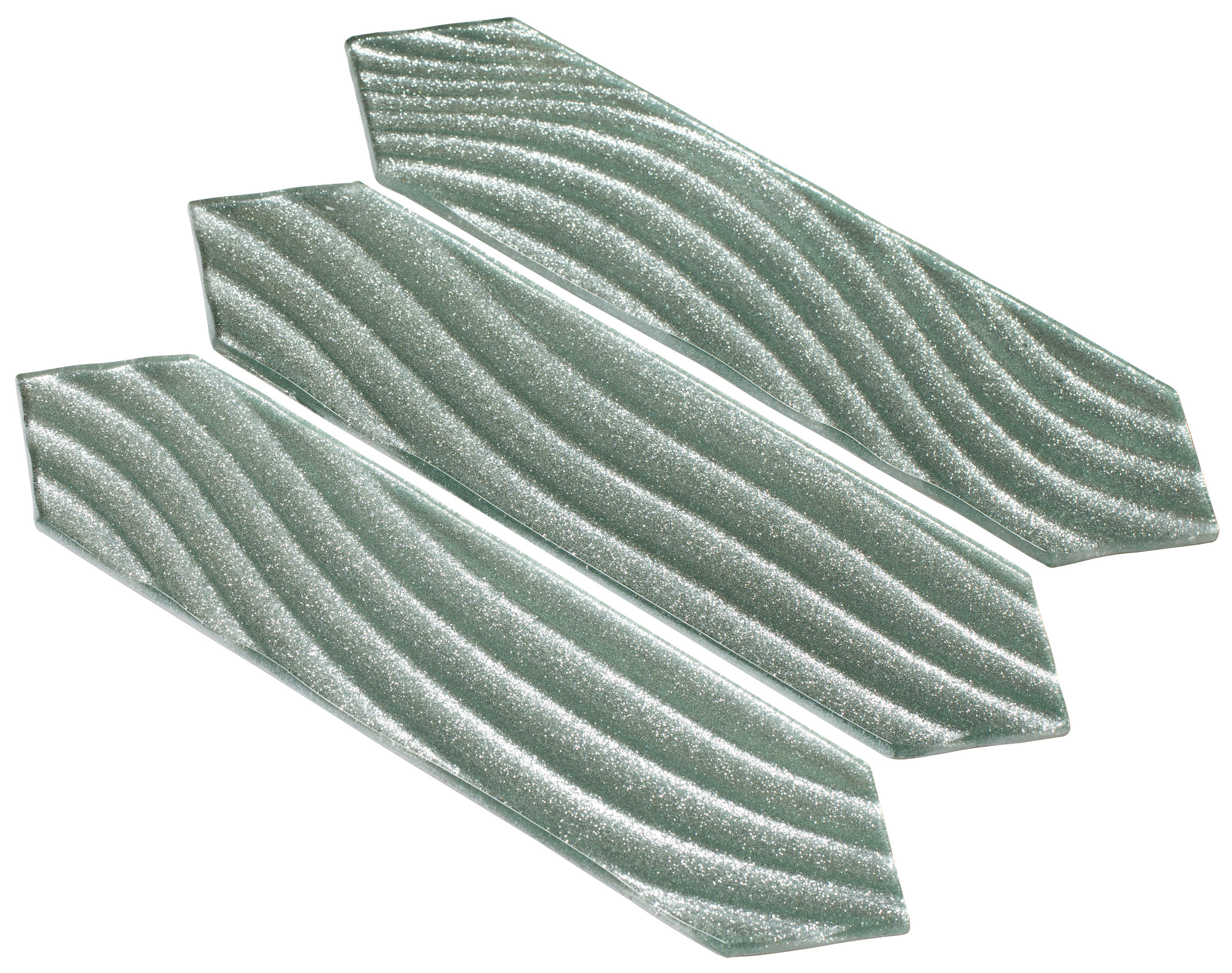 Hexagon Glass Tile/05, 3"x12", Set of 26 Tiles Per Box, Each Box Covers ...