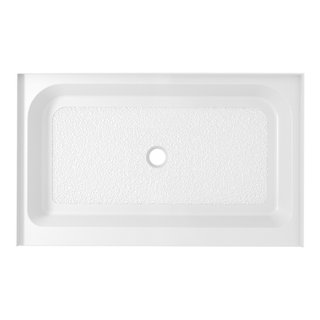 Elegant 48X32" Single Threshold Shower Tray Center Drain - Shower Pans ...