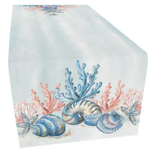 Laural Home Venice Beach 13" X 90" Table Runner, 13" X 90" - Beach ...