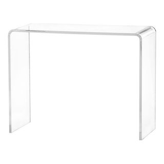 Acrylic Waterfall Console Table - Contemporary - Console Tables - by ...