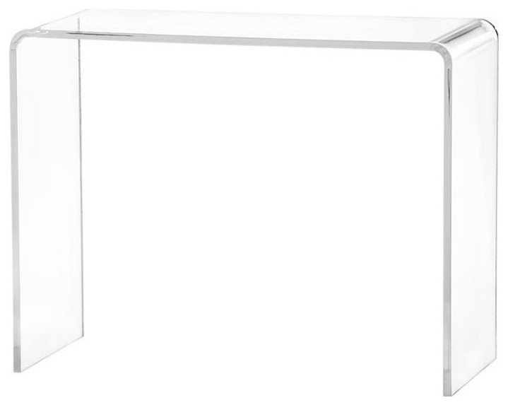 Acrylic Waterfall Console Table - Contemporary - Console Tables - by ...