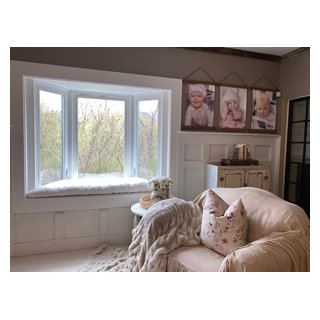 Living Room Bow WIndow - Country - Living Room - Cleveland - by ...