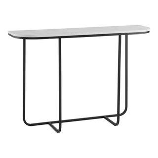 44" Modern Curved Entry Table - Contemporary - Console Tables - by ...