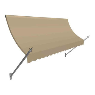 Awntech 8' New Orleans Acrylic Fabric Fixed Awning, 36" x 24 ...