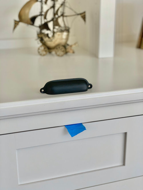 Family room hardware vs. adjoining kitchen hardware...ok if different?