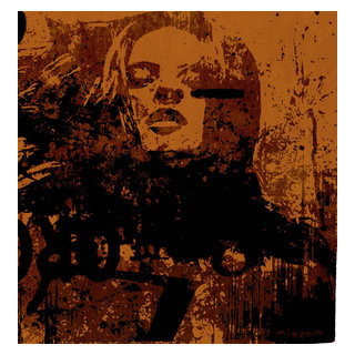 Babel Gold Wool Rug, 8' Square - Contemporary - Area Rugs - by ...