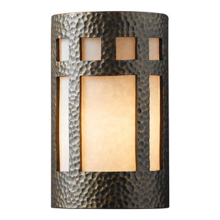 Ambiance Small Prairie Window, Wall Sconce - Craftsman - Wall Sconces ...