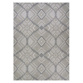 Couristan Dolce Botswana Umber Rug 8'1"x11'2" - Contemporary - Outdoor ...
