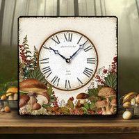 Antique-Style Woodland Scene Wall Clock - Farmhouse - Wall Clocks - by ...